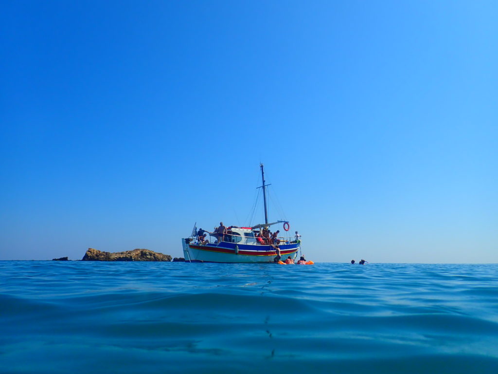 In early August on Crete - Zorbas Island