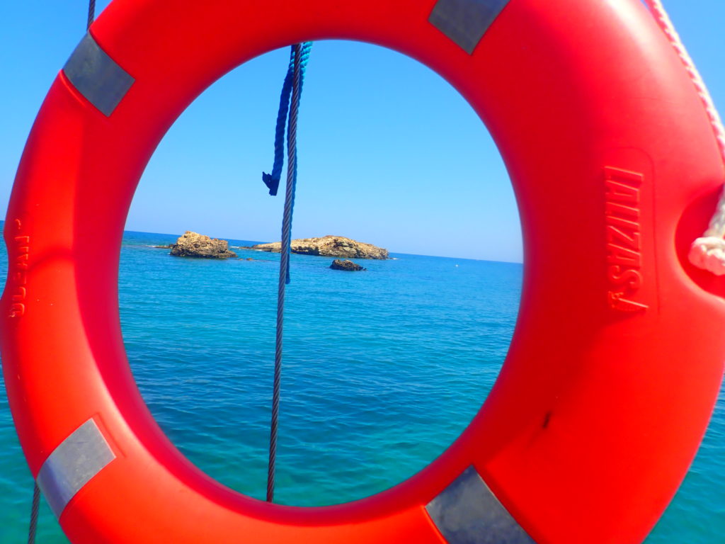 In early August on Crete - Zorbas Island